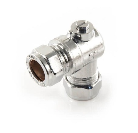 15mm x 1/2" Angled Service Valve -Kingsway Plumbing