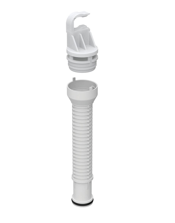 Geberit Overflow Pipe Extension With Valve Clip 240.278.00.1 -Kingsway ...