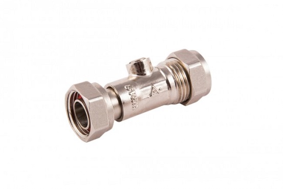 15mm x 1/2" Straight Service Valve -Kingsway Plumbing