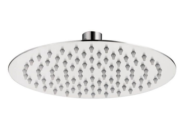 Round Fixed Shower Head -Kingsway Plumbing