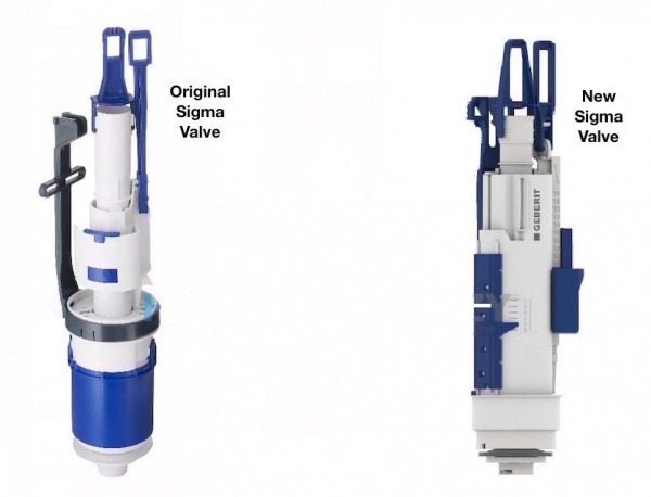 Geberit Type 290 Flush Valve & Button -Kingsway Plumbing